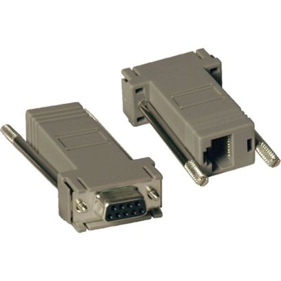 2pc Db9 Female To Rj45 Null Modem Adapter Cable Kit(1/EA)
