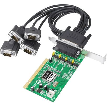 Dual Profile Pci Board With Four 16550 Uart Serial Ports(1/EA)