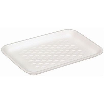 Rect Foam Meat Tray 8.2x 5.7x.91 No.2 Whi 4/125 Pac 0tf10020 500 Case