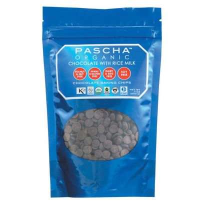 Pascha Organic Rice Milk Chocolate Baking Chips - Chocolate - Case Of 8 ...