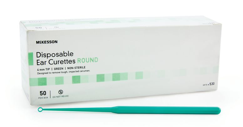 Mckesson Ear Curette 4 Mm Round (500/CA)
