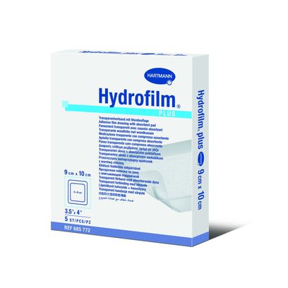 Hydrofilm Plus Standard Transparent Film Dressing 3-1/2" X 4" Part No ...