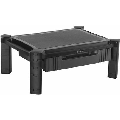 StarTech.com Adjustable Monitor Riser - Drawer - Monitors up to 32 ...