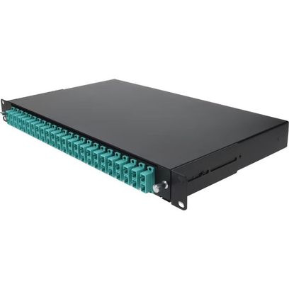 19-inch Rack Mount 1u Patch Panel With 24 Sc Duplex, Multi-mode Om(1/EA)