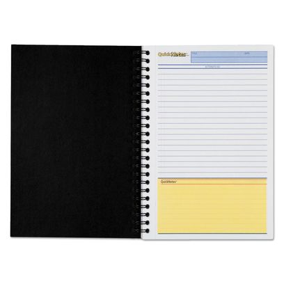 Cambridge Side Bound Guided Business Notebook, Quicknotes, 8 X 5, White ...