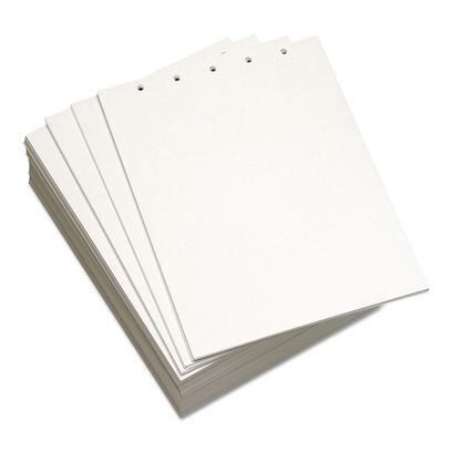 Domtar Custom Cut-sheet Copy Paper, 20 Lb, 8 1/2 X 11, White, 5-hole ...