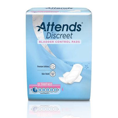 Attends Discreet Ultrathin Pads Part No. Adpthin (20/package)