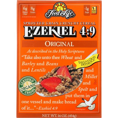 Food For Life Baking Co. Cereal - Organic - Ezekiel 4-9 - Sprouted ...