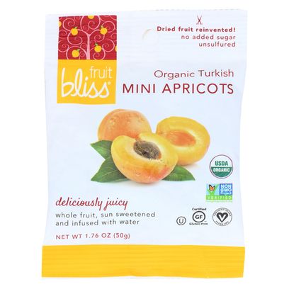 Fruit Bliss Organic Turkish Mini Apricots - Mini Apricots - Case Of 12 ...