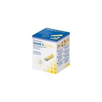 Unistik 3 Normal Safety Lancet 23g (25 Count) Part No. At1008 (25/box)