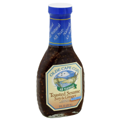 Olde Cape Cod Dressing Toasted - Ginger Soy Fat - Case Of 12 - 8 Oz.