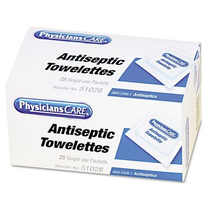 Physicianscare By First Aid Only First Aid Antiseptic Towelettes, 25 ...